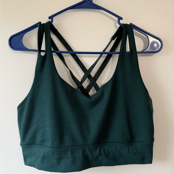 Freely | Intimates & Sleepwear | Forest Green Crisscross Sports Bra ...